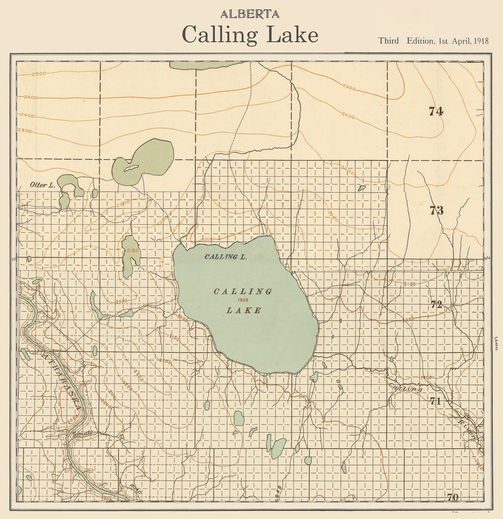 Stepping through time – Historical Calling Lake